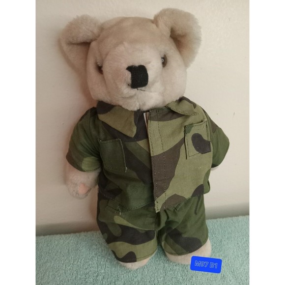Toys | Military Teddy Bear U S Light Brown 12inc | Poshmark